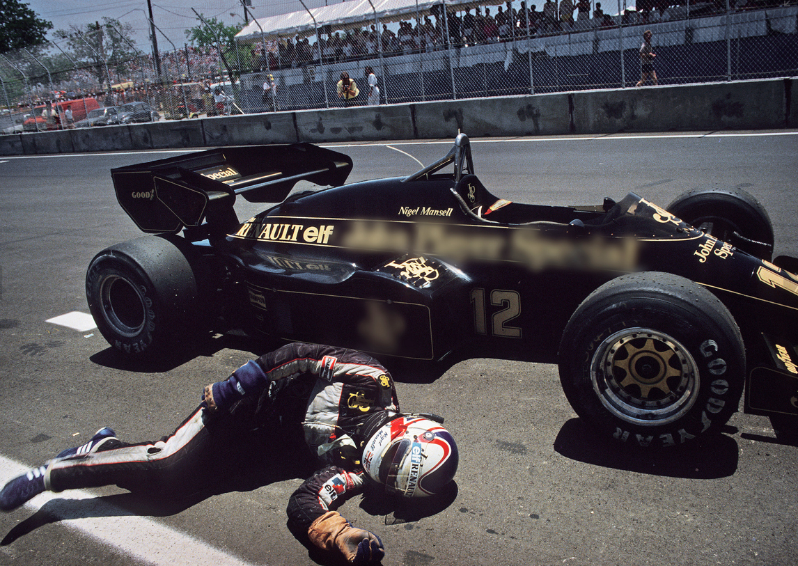 Mansell-Dallas-1984 • MomentoGP